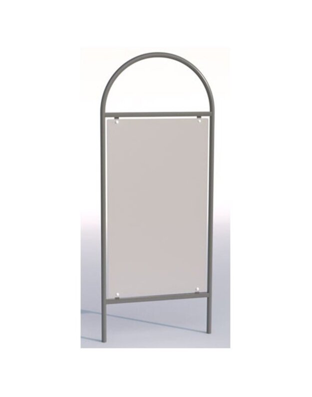 Informaciniai stendai ir ženklaiŠiukšlių dėžės, dviračių stovai